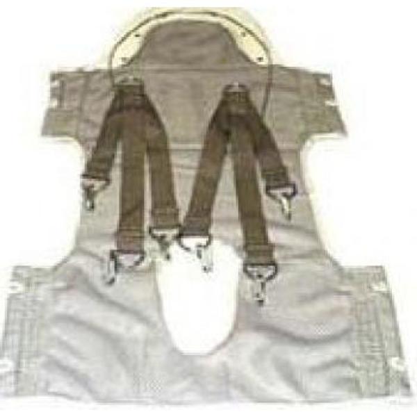 Hoyer Dacron Commode Sling w/ Head Support | Patient Lift Slings