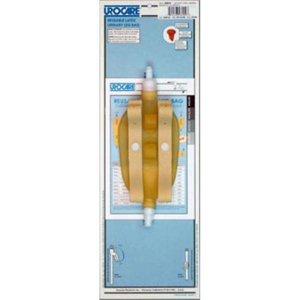 Urocare Reusable Latex Urinary Leg Bags w/ Odor Barrier - Small ...