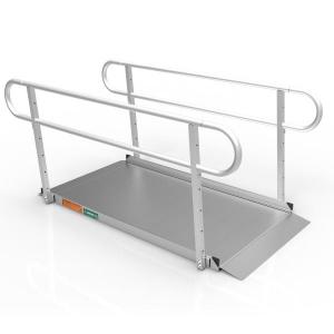 EZ-ACCESS GATEWAY 3G Solid Surface Portable 10-FT Ramp w/ Handrails ...