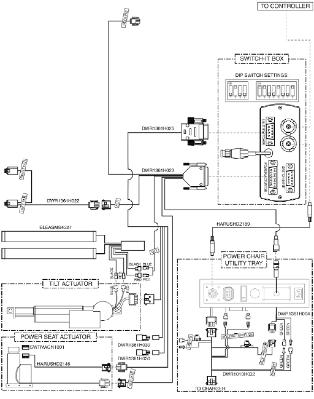 TB1 Seating Electronics Replacement Parts by Pride Mobility ...