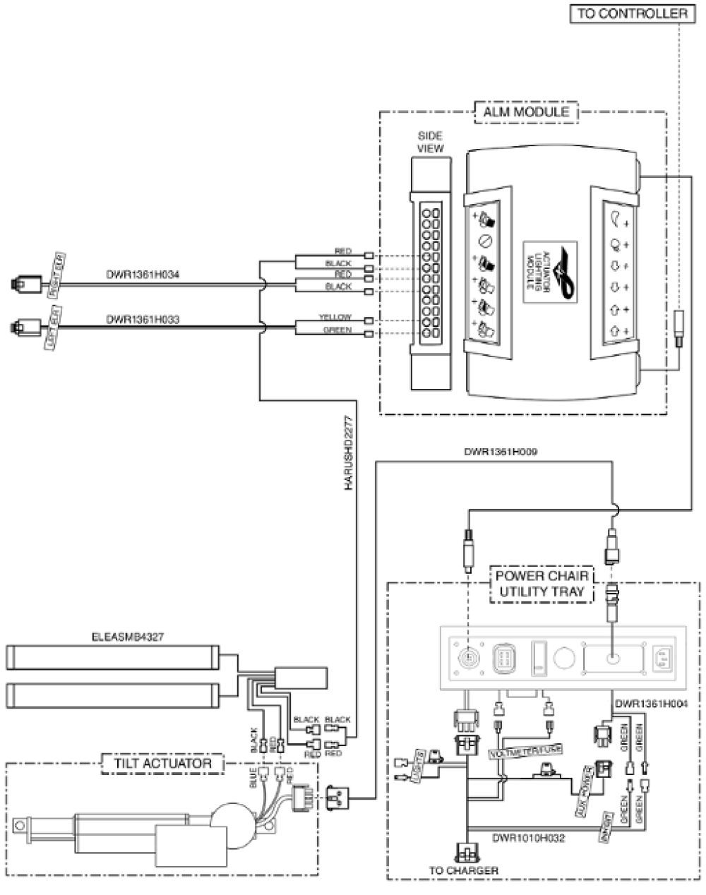 TB1 Seating Electronics Replacement Parts by Pride Mobility ...