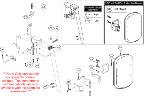 Manual Front Riggings IPB Replacement Parts by Pride Mobility - Quickie ...